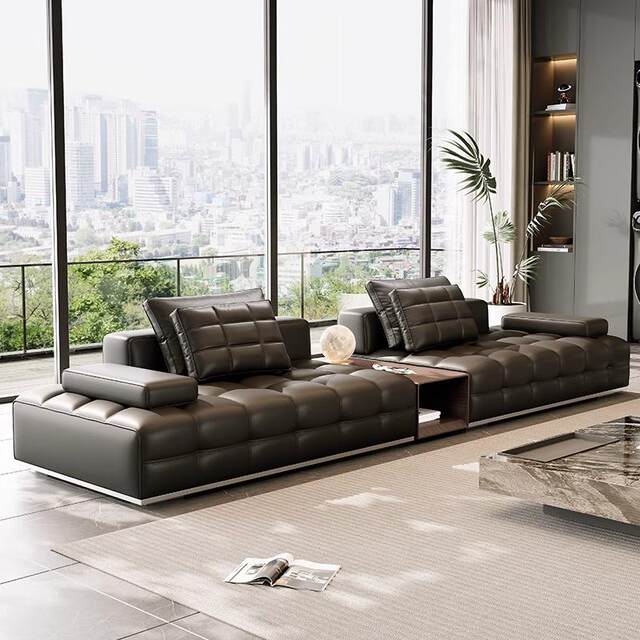 Lawrence Direct Leather Saudi Simple Simple Hall Villa Large Flat ...