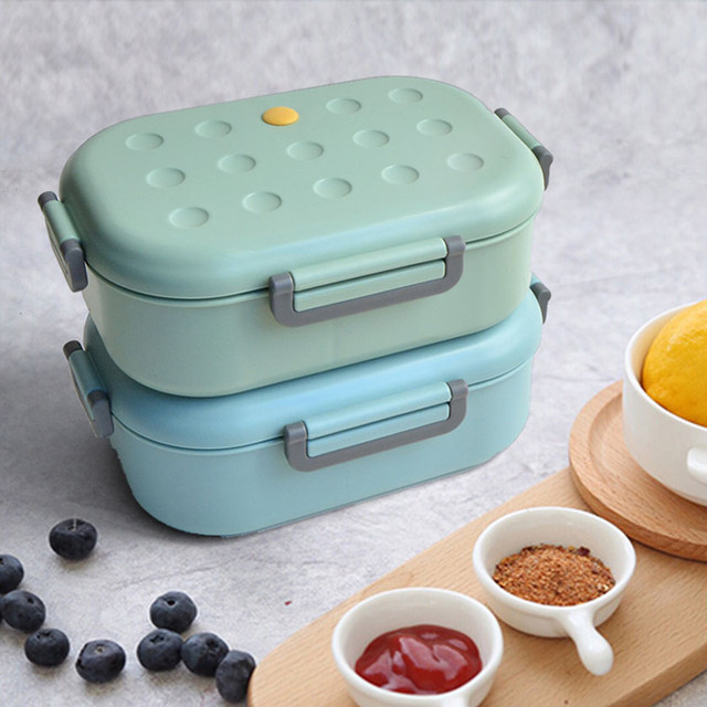 Simple lunch box separated type student office worker lightweight ...