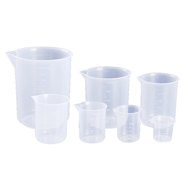 100ml plastic laboratory equipment milliliter beaker | Sun moon grass Plastic Beaker