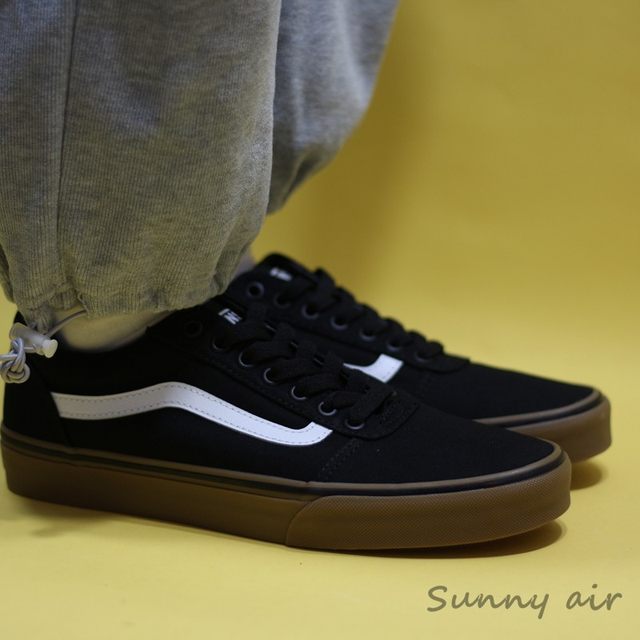 Sunny in stock VANS low-cut raw rubber sole Ward Art classic casual ...
