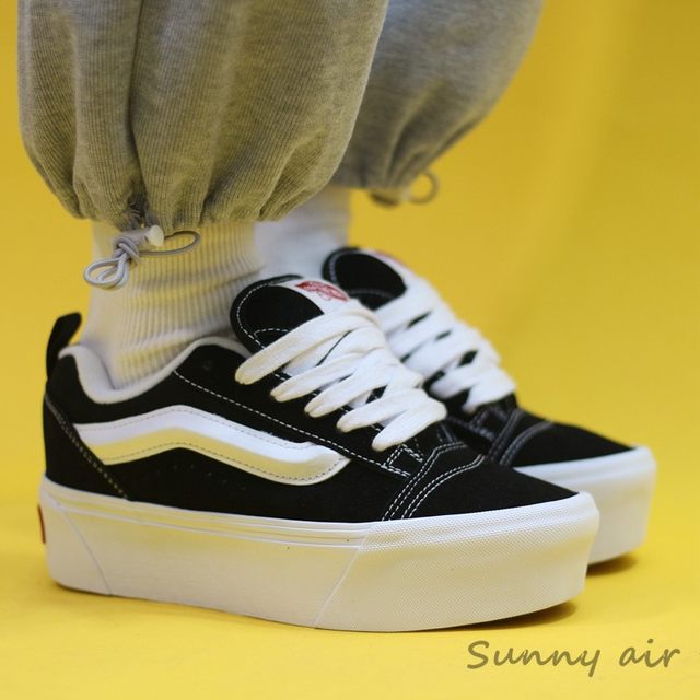 Sunny spot Vans height bread shoe Knu Stack Fat Edition thick -bottom ...
