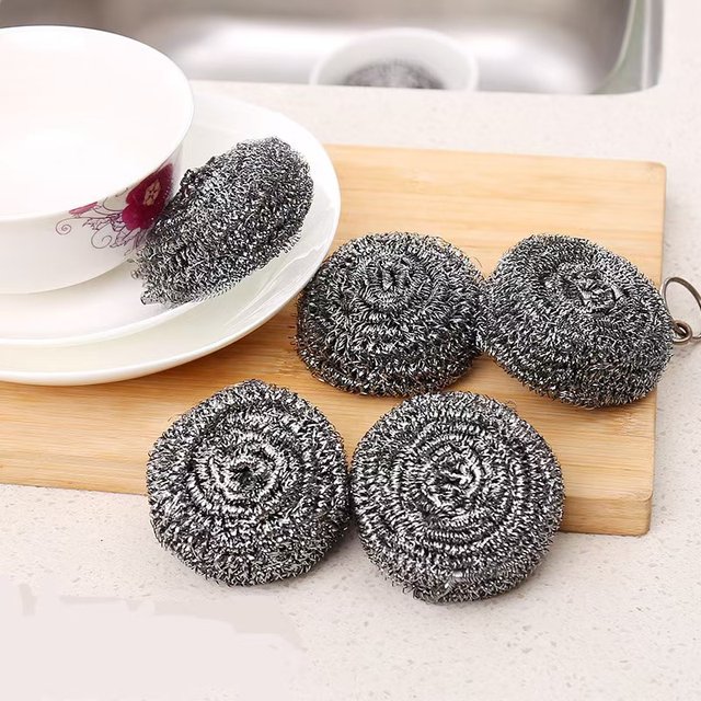 Large steel wire ball stainless steel cleaning ball household wire ball ...