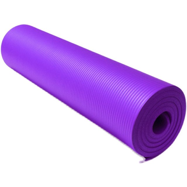 Extra widened 90cm yoga mat, extended non-slip fitness mat for men and ...