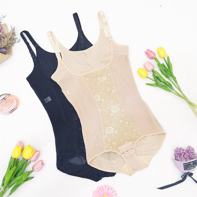 Thin, tight-fitting, seamless body-shaping jumpsuit for women after ...