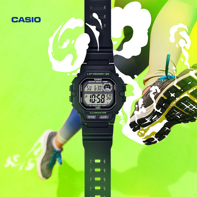 CASIO flagship store WS-1400h new trendy watch high face value summer ...