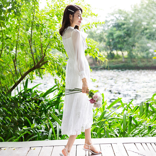 Mei Fei 2023 spring and summer new Hanfu French sexy temperament is ...