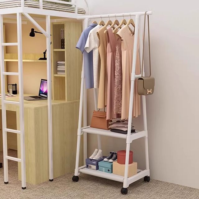 Simple cotton rack dormitory small hanging shelf landing bedroom rental ...