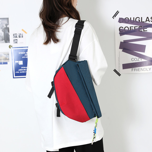 Summer versatile multi -functional chest bag women's tide brand sports ...