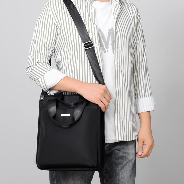 New men's bag waterproof Oxford cloth casual business shoulder bag ...