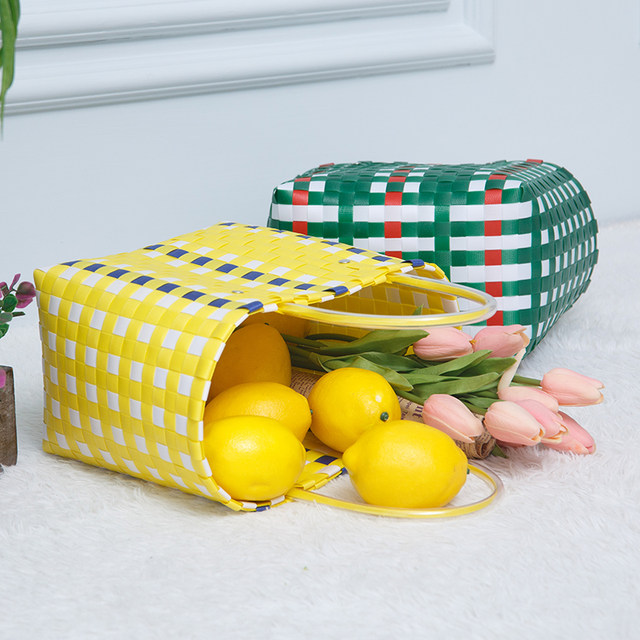 Weaving bag buying basket hand -basket children's bag Smart Box ...