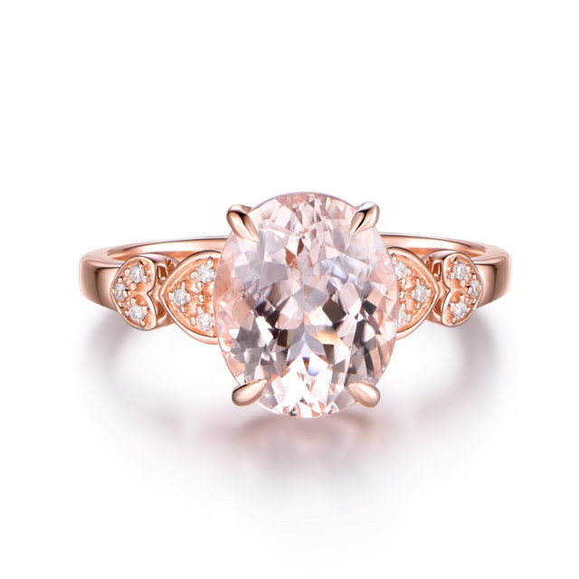 Milai Jewelry Fashion Light luxury natural light powder Morgan Stone ...