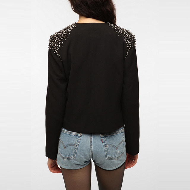 UO handmade beaded short jacket