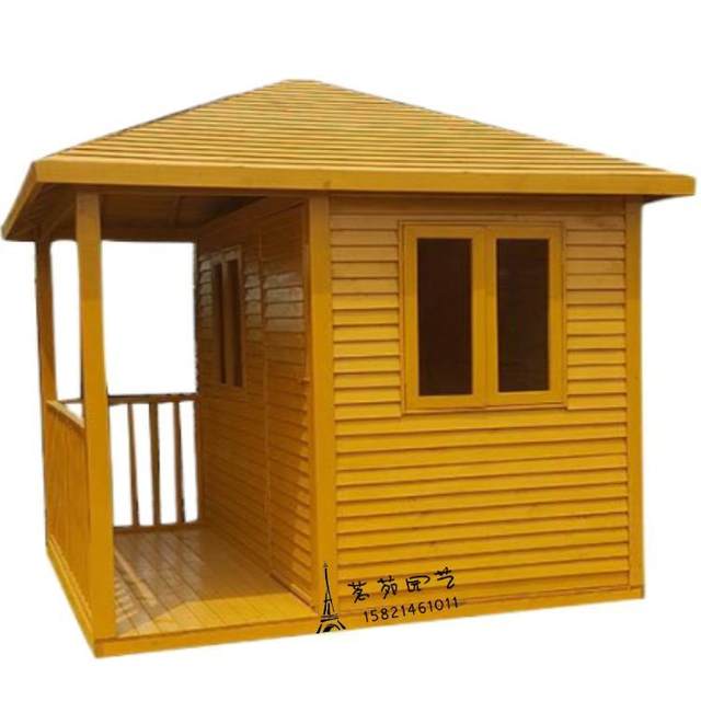 Outdoor anticorrosion wood wooden house, guard booth, security booth ...
