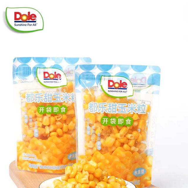 Dole Du Le Fruit Corn Sweet Corn Box 30 bags of non -genetically ...