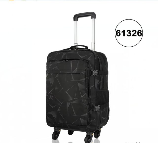 Shoulder trolley backpack, large capacity, universal wheel travel bag ...
