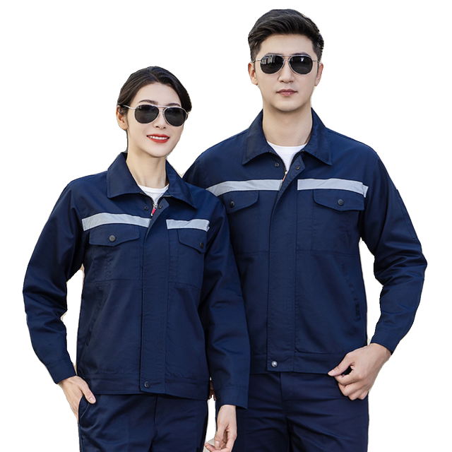 Work clothes men's suit spring and autumn wear-resistant workwear ...