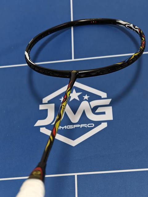 Breaking 100 hook 6.0 solid center pole carbon badminton racket ...