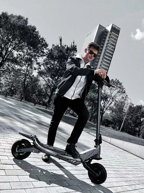 iwalk double shock absorption small high-value electric scooter {blood ...