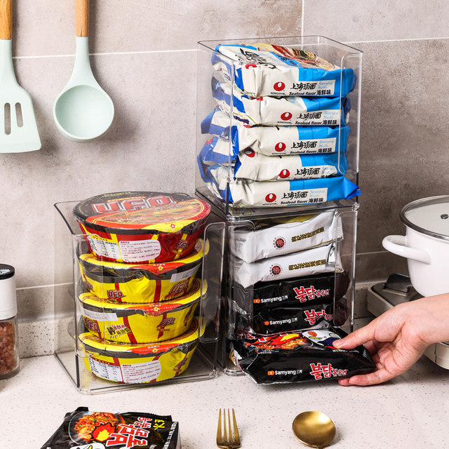 Desktop instant noodle storage artifact cabinet instant noodle storage ...