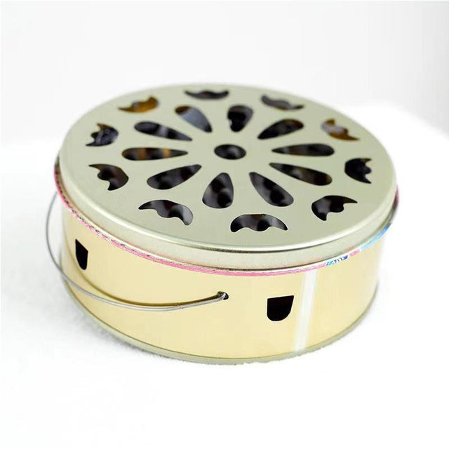 Fire-proof mosquito repellent incense box household stainless steel ...
