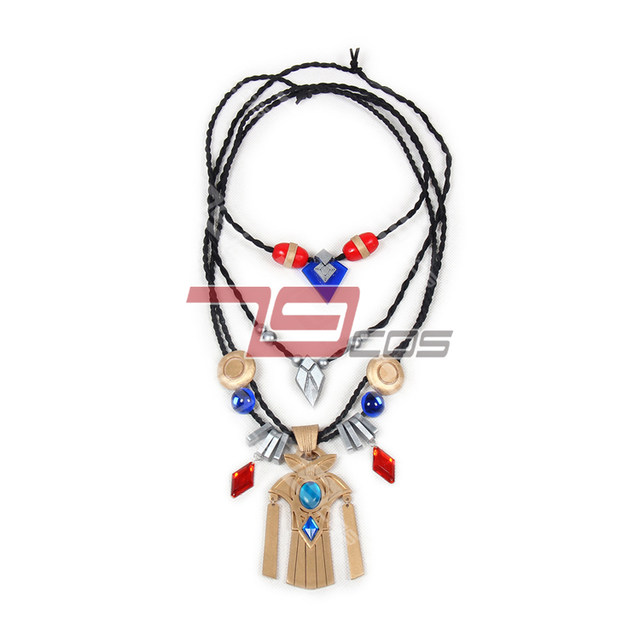 79COS Final Fantasy 14 Gula Hatiya three necklaces hanging chain ...