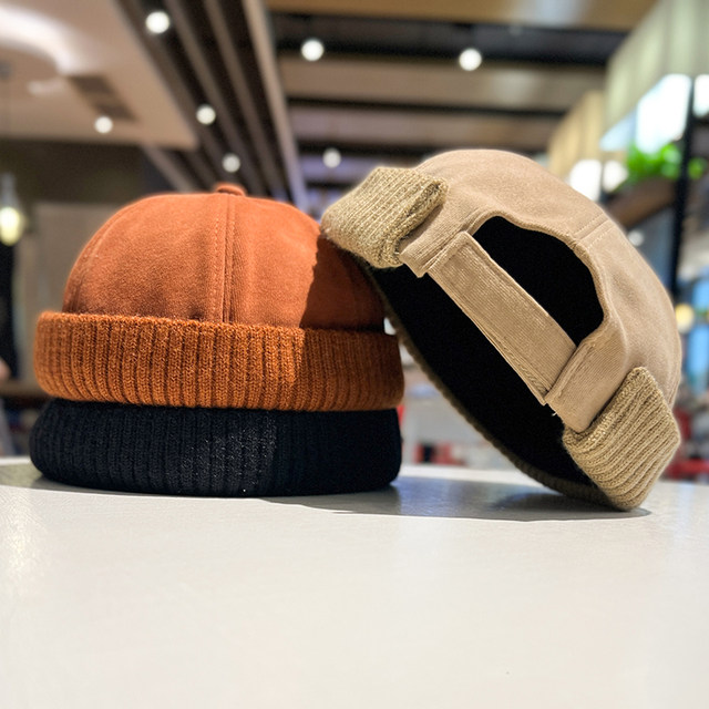 Guapi hat men's street yuppie hat autumn and winter brimless sailor hat ...