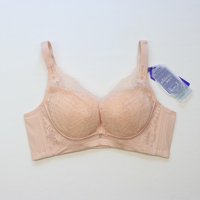 Soft steel ring gathered mulberry silk counter genuine bra bra AB ...