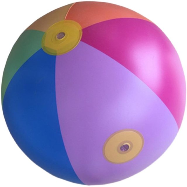Water spray beach ball, children's play water polo, inflatable ball ...