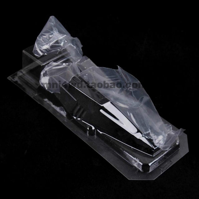 Self-made Tamiya 4WD transparent soft shell Lightning Strike Victory ...