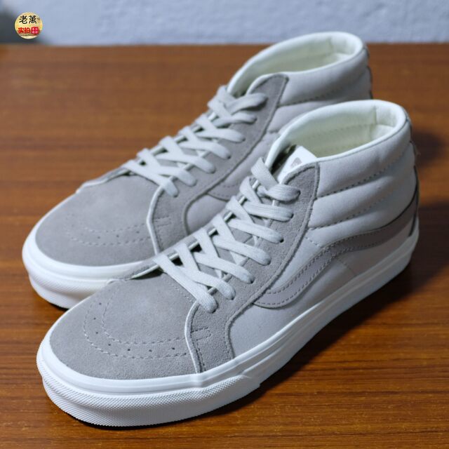 Vans SK8-Mid Reissue Elephant Gray Color-blocked Men's and Women's ...