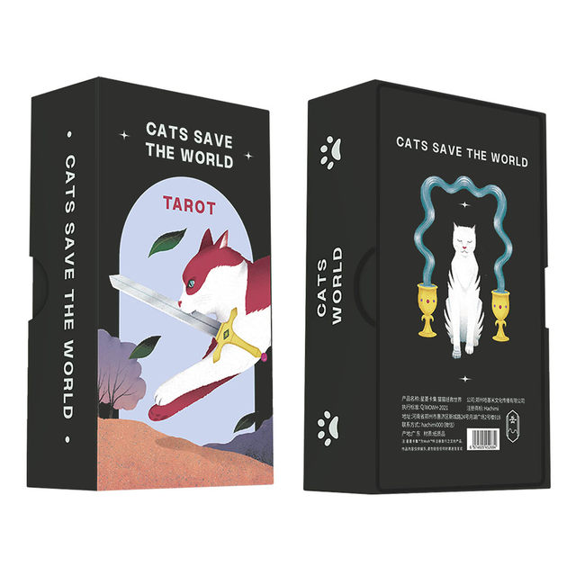 Original and authentic Cat Save the World Tarot Card Cats Save the ...