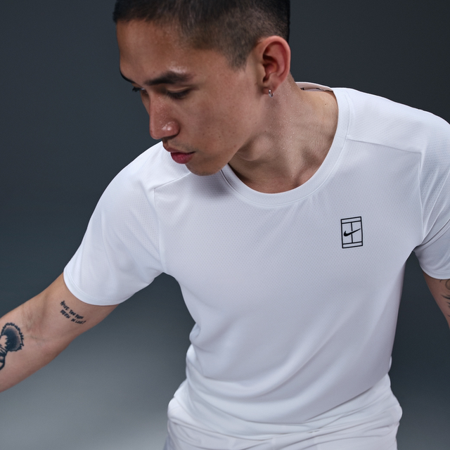 Nike men's quick-drying short-sleeved tennis tops for summer new style ...