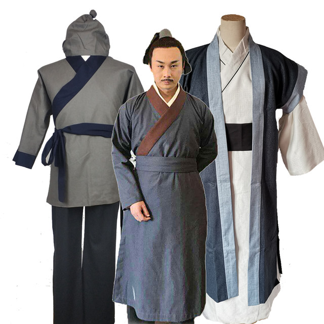 Men in ancient costumes, costumes for common people in ancient times ...