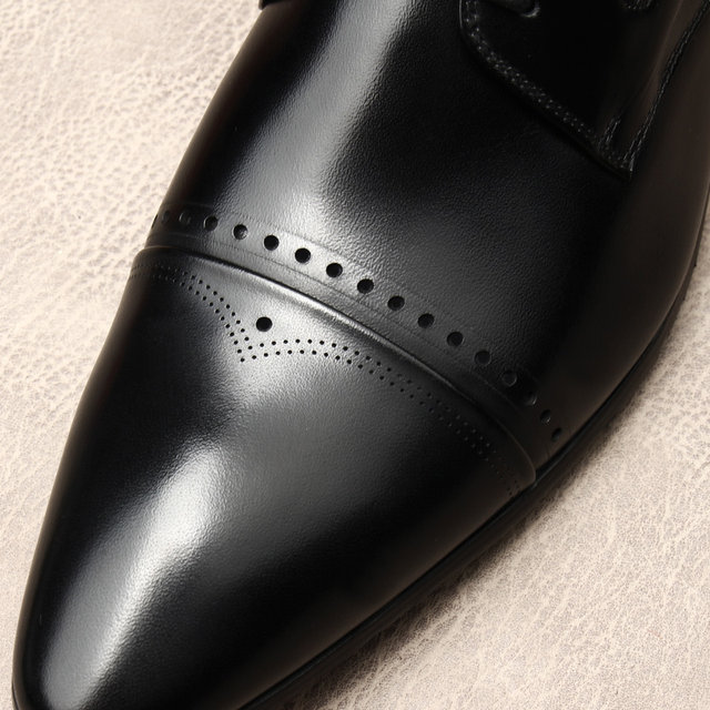 New three-joint business formal leather shoes for men, genuine leather ...