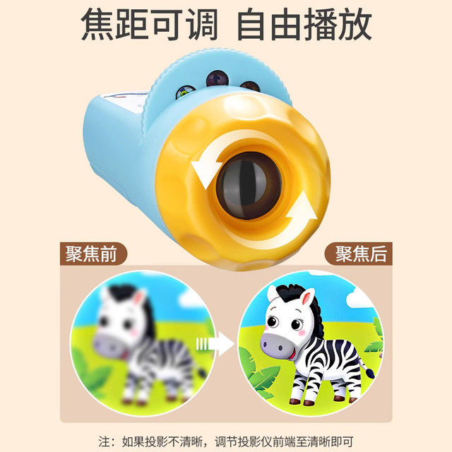 Projector flashlight children's toys girls boys baby bedtime story ...