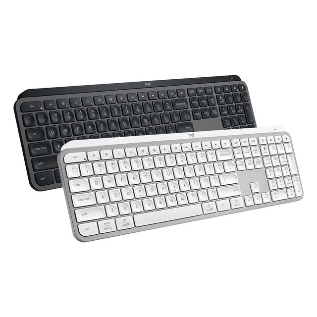 Logitech MX KEYS S wireless Bluetooth keyboard quiet MAC computer ...