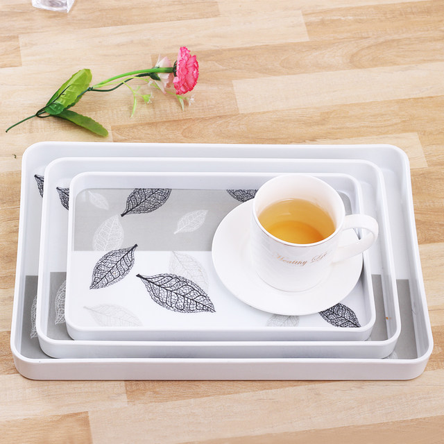 Tea tray tea tray pallet rectangular home -shaped water cup tea cup Tip ...