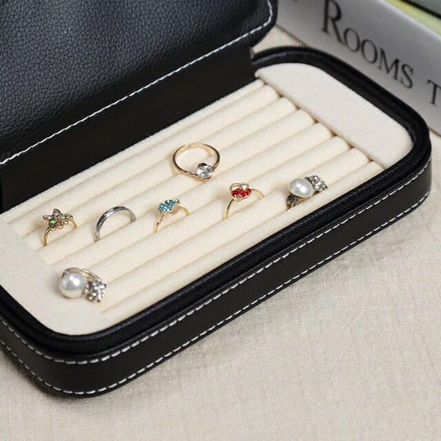 European Ring Storage Box Large Capacity Convenient Jewelry Box Ring ...