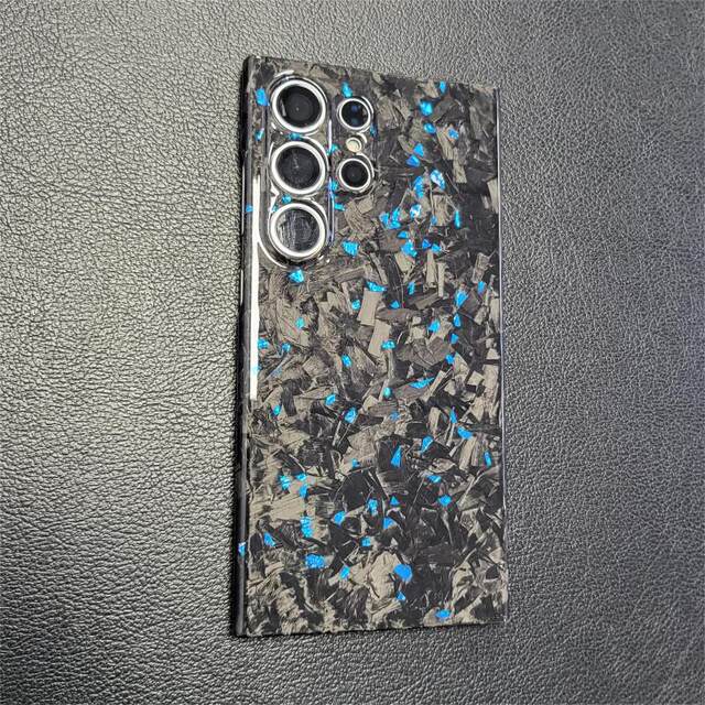 Suitable for Galaxy S24ultra carbon fiber mobile phone protective cover ...