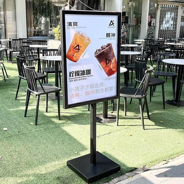 Windproof billboard vertical sign display sign shopping mall kt board ...