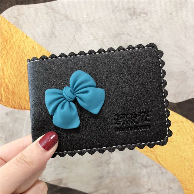Douyin Internet celebrity driver's license leather case female creative ...