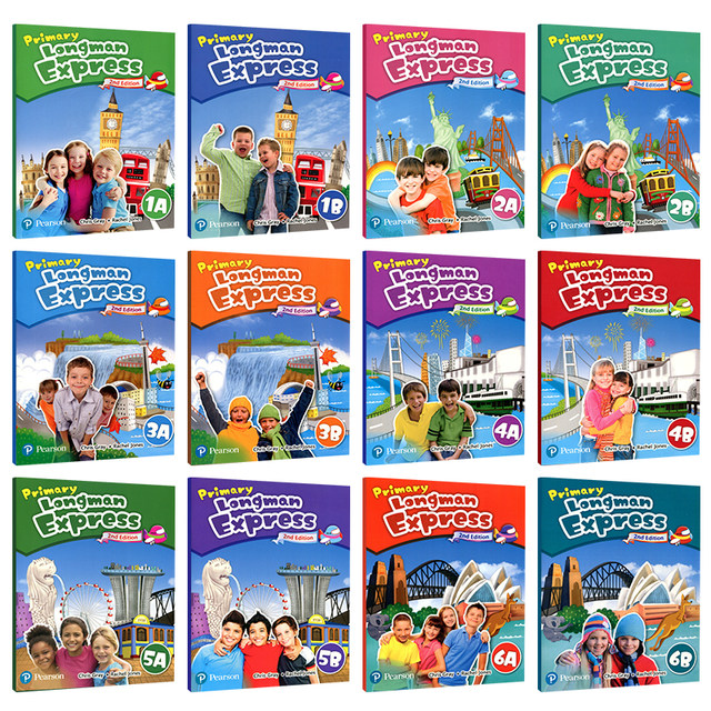 Original imported Pearson new version of Hong Kong Longman Primary School English textbook ...