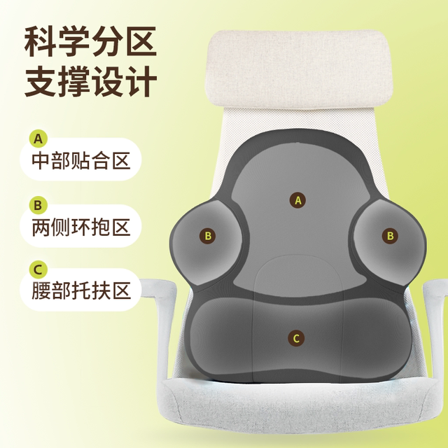 Ridge waist support cushion, office workstation lumbar support, chair ...