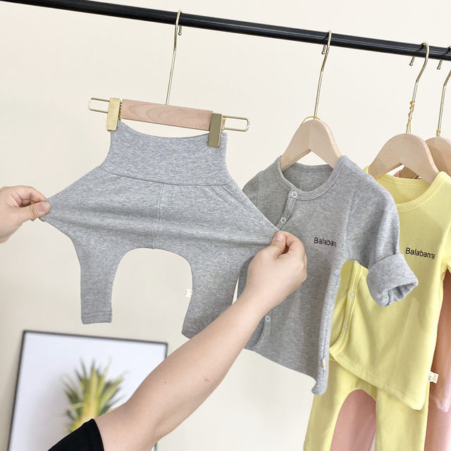 Small baby clothes spring and autumn pure cotton male and female baby ...