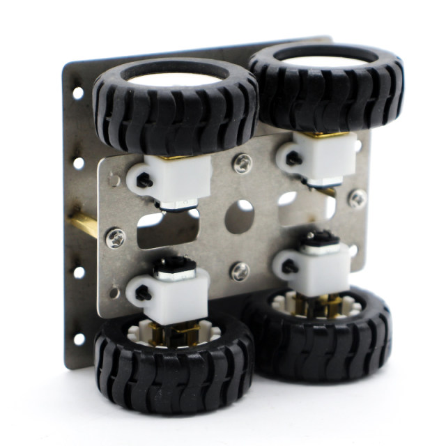 Stainless steel N20 smart car chassis N20 deceleration motor robot ...