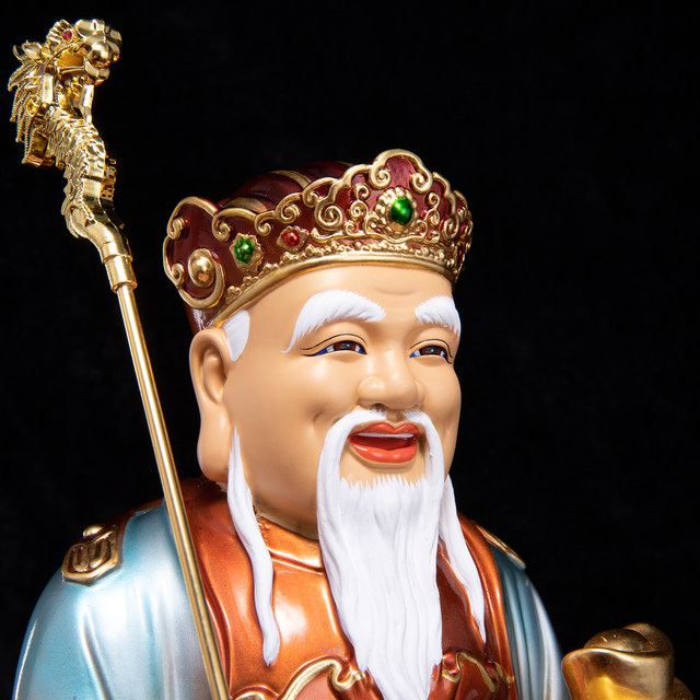 Kangsheng copper color land in-law statue home use blessings and deity ...