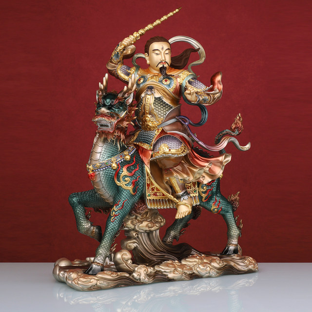Pure bronze nine days should be the original bronze statue of the ...