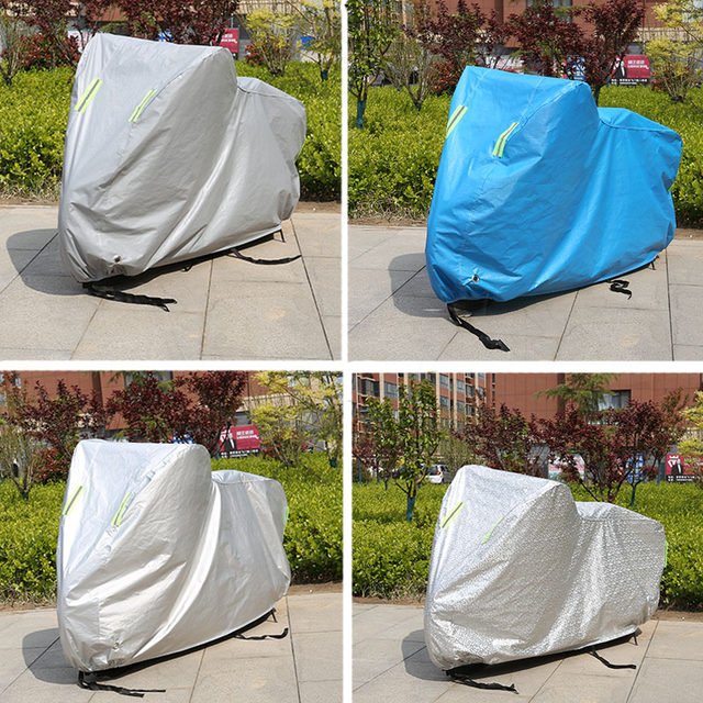 Bike and mountain bike rain and sun protection cover folding motorcycle ...
