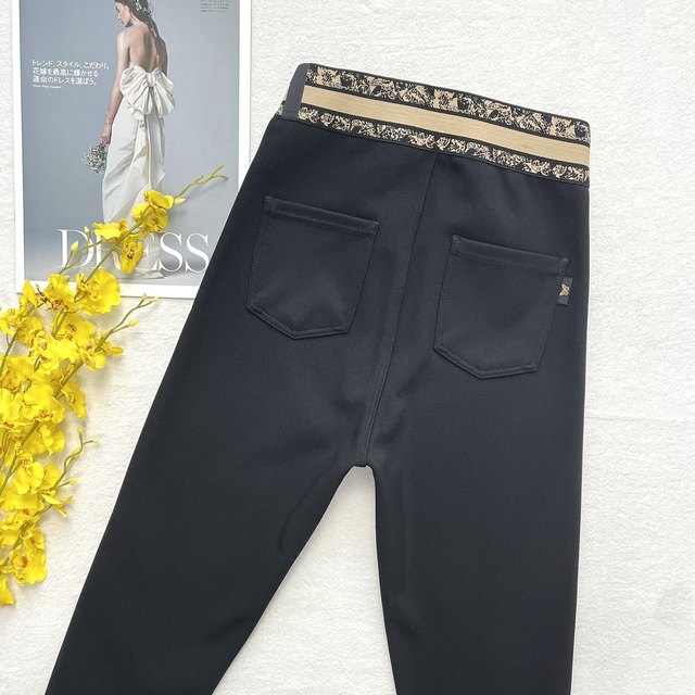 Little black trousers caviar, warm blessing butterfly pants, autumn and ...