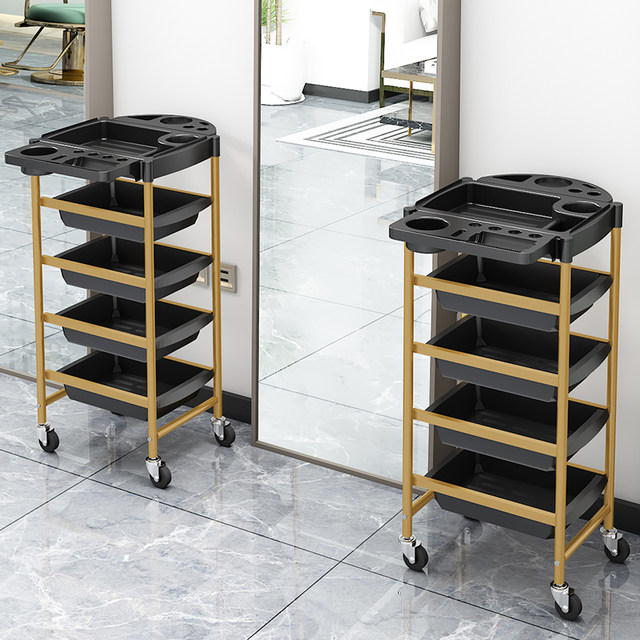 New style hair salon tool cart, multi-functional storage rack, hair bar ...